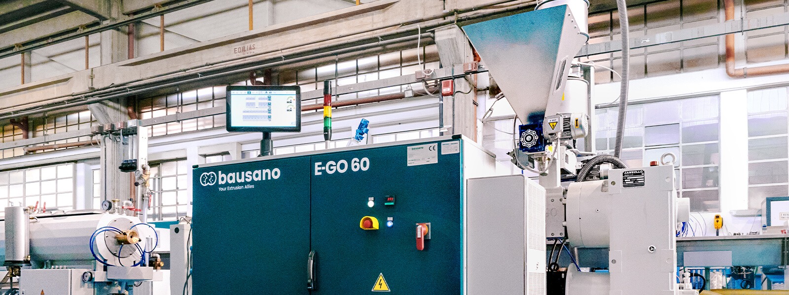 E-GO Extrudeuses monovis pour tuyaux | Bausano